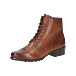 Caprice Schnürstiefelette »Stiefelette Nappaleder« Cognac 40 40 Verschluss: Schnürung
