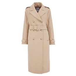 WE Fashion Between-Seasons Coat female Beige size 40