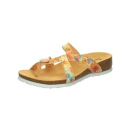 Think! Zehentrenner &raquo;Zehensteg Leder&laquo; Multicolor 43 43 Verschluss: Schlupfschuh