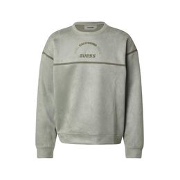 Guess Sweatshirt 'SHIRO' Herren Gr&ouml;&szlig;e XL oliv / pastellgr&uuml;n