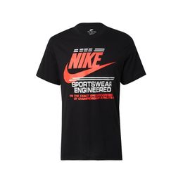 Nike Sportswear T-Shirt '6MO FUTURA FAHO25' Herren Gr&ouml;&szlig;e M hummer / schwarz / wei&szlig;