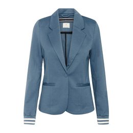 Kaffe Blazer 'Kinnie' Damen Gr&ouml;&szlig;e 40 rauchblau / wei&szlig;