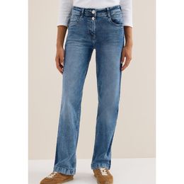 Cecil Straight-Jeans »Style NEELE« mit Gallonstreifen light blue washed 36 - Länge 32 Länge 32 36 Jeanshose im Loose Fit von Cecil