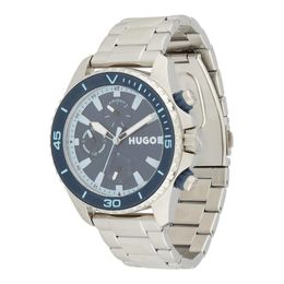 Hugo Analog Watch 'Dive' male Silver size One Size