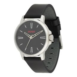 Hugo Analog Watch 'Smooth' male Black size One Size