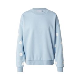 Pieces Sweatshirt 'PCKALINKA' Damen Gr&ouml;&szlig;e XL hellblau / curry / wei&szlig;