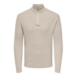 Only & Sons Only & Sons Pullover 'ONSLoui' Herren Gr&ouml;&szlig;e S beige