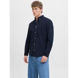 Jack & Jones JACK & JONES Langarmhemd »JJECLASSIC CORD SHIRT L/S SN« Sky Captain M - N-Gr N-Gr M Cooles Hemd von Jack & Jones