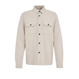 WE Fashion Button Up Shirt male Beige size XXXL