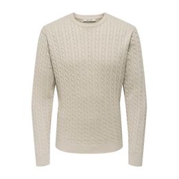 Only & Sons Only & Sons Sweater 'ONSLOUI' male Beige size XXL
