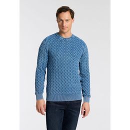 Levi's LEVI'S Rundhalspullover »LV PRESIDIO« mit Zopfmuster INDIGO M M Pullover von Levi's