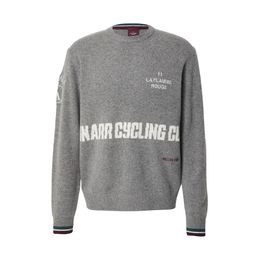 ANNARR Pullover 'Ragi' Herren Gr&ouml;&szlig;e L graumeliert / dunkelgr&uuml;n / schwarz / wei&szlig;