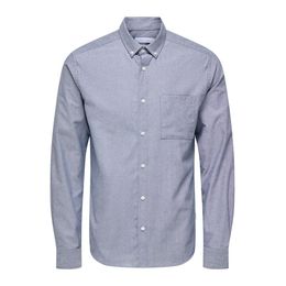 Only & Sons Only & Sons Button Up Shirt 'ALVARO' male Blue size XS