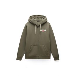 Napapijri Zip-Up Hoodie 'B-Aylmer' male Green size XL