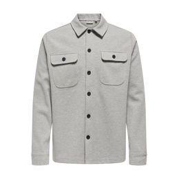 Only & Sons Only & Sons Button Up Shirt 'ONSNEW KODYL' male Grey size XS