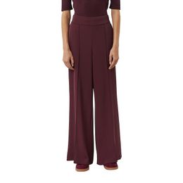 comma, COMMA Marlene-Hose im Loose Fit, High Rise DARK BERRY 36 - N-Gr N-Gr 36 Marlenehose von COMMA