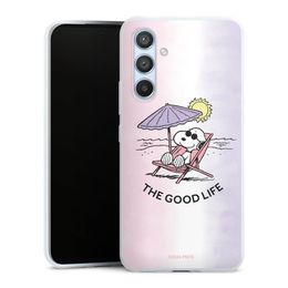 DeinDesign Galaxy A54 5G Handy Slim Case Silikon Handyh&uuml;lle transparent H&uuml;lle extra d&uuml;nn Snoopy Official Licensed Product Peanuts Silikon Slim Case