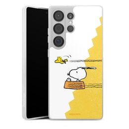 DeinDesign Galaxy S25 Ultra Handy Silikon H&uuml;lle Case transparent Handyh&uuml;lle Snoopy Peanuts Children Silikon Case