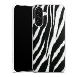 DeinDesign Galaxy A56 5G Handy Slim Case extra dünn Silikon Handyhülle transparent Hülle Muster Fur Zebra Silikon Slim Case