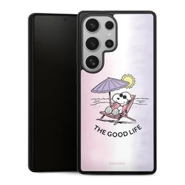 DeinDesign Galaxy S25 Ultra Handy Gallery Case Handyh&uuml;lle 9H Geh&auml;rtetes Glas R&uuml;ckseite H&uuml;lle Snoopy Official Licensed Product Peanuts Gallery Case