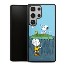 DeinDesign Galaxy S25 Ultra Handy Gallery Case Handyh&uuml;lle 9H Geh&auml;rtetes Glas R&uuml;ckseite H&uuml;lle Peanuts Children Snoopy Gallery Case