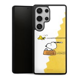DeinDesign Galaxy S25 Ultra Handy Gallery Case Handyh&uuml;lle 9H Geh&auml;rtetes Glas R&uuml;ckseite H&uuml;lle Snoopy Peanuts Children Gallery Case