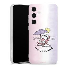 DeinDesign Galaxy S24 FE 5G Handy Silikon H&uuml;lle Case transparent Handyh&uuml;lle Snoopy Official Licensed Product Peanuts Silikon Case