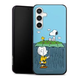 DeinDesign Galaxy S24 FE 5G Handy Silikon H&uuml;lle Case schwarz Handyh&uuml;lle Peanuts Children Snoopy