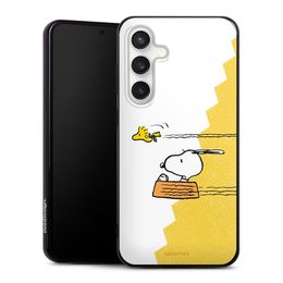DeinDesign Galaxy S24 FE 5G Handy Silikon H&uuml;lle Case schwarz Handyh&uuml;lle Snoopy Peanuts Children