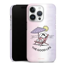 DeinDesign iPhone 14 Pro Handy Premium Case Smartphone Handyh&uuml;lle Schutzh&uuml;lle matt Snoopy Official Licensed Product Peanuts Premium Case