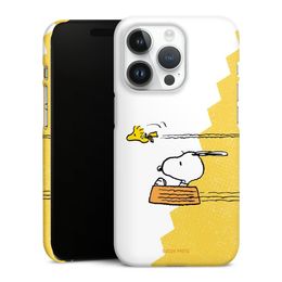 DeinDesign iPhone 14 Pro Handy Premium Case Smartphone Handyh&uuml;lle Schutzh&uuml;lle matt Snoopy Peanuts Children Premium Case