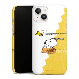 DeinDesign iPhone 14 Handy Premium Case Smartphone Handyh&uuml;lle Schutzh&uuml;lle matt Snoopy Peanuts Children Premium Case