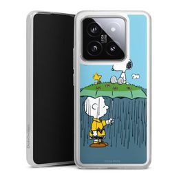 DeinDesign Xiaomi 14T Pro Handy Silikon H&uuml;lle Case transparent Handyh&uuml;lle Peanuts Children Snoopy Silikon Case