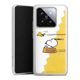 DeinDesign Xiaomi 14T Pro Handy Silikon H&uuml;lle Case transparent Handyh&uuml;lle Snoopy Peanuts Children Silikon Case