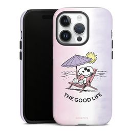 DeinDesign iPhone 14 Pro Handy Panzer Handyh&uuml;lle robuste Outdoor H&uuml;lle Schutzh&uuml;lle matt Snoopy Official Licensed Product Peanuts Tough Case