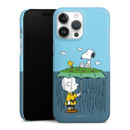 DeinDesign iPhone 14 Pro Max Handy Premium Case Smartphone Handyh&uuml;lle Schutzh&uuml;lle gl&auml;nzend Peanuts Children Snoopy Premium Case