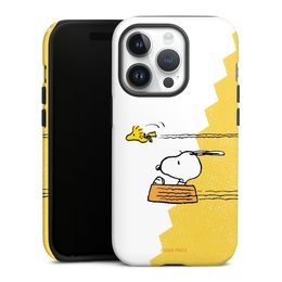 DeinDesign iPhone 14 Pro Handy Panzer Handyh&uuml;lle robuste Outdoor H&uuml;lle Schutzh&uuml;lle matt Snoopy Peanuts Children Tough Case