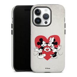 DeinDesign iPhone 14 Pro Handy Panzer Handyh&uuml;lle robuste Outdoor H&uuml;lle Schutzh&uuml;lle matt Disney Heart Tough Case