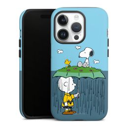 DeinDesign iPhone 14 Pro Handy Panzer Handyh&uuml;lle robuste Outdoor H&uuml;lle Schutzh&uuml;lle matt Peanuts Children Snoopy Tough Case