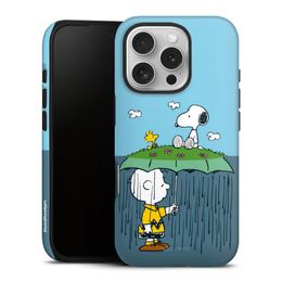 DeinDesign iPhone 16 Pro Handy Panzer Handyh&uuml;lle robuste Outdoor H&uuml;lle Schutzh&uuml;lle matt Peanuts Children Snoopy Tough Case