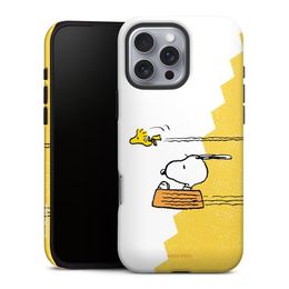 DeinDesign iPhone 16 Pro Max Handy Panzer Handyh&uuml;lle robuste Outdoor H&uuml;lle Schutzh&uuml;lle matt Snoopy Peanuts Children Tough Case
