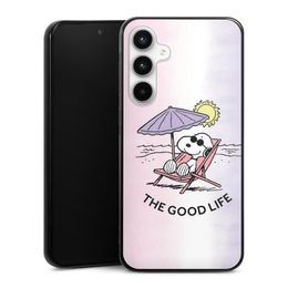 DeinDesign Galaxy A35 5G Handy Silikon H&uuml;lle Case schwarz Handyh&uuml;lle Snoopy Official Licensed Product Peanuts