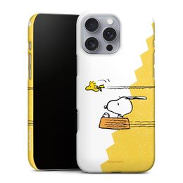 DeinDesign iPhone 16 Pro Max Handy Premium Case Smartphone Handyh&uuml;lle Schutzh&uuml;lle matt Snoopy Peanuts Children Premium Case
