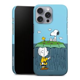 DeinDesign iPhone 16 Pro Max Handy Premium Case Smartphone Handyh&uuml;lle Schutzh&uuml;lle matt Peanuts Children Snoopy Premium Case