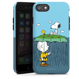 DeinDesign iPhone SE (2020) Handy Panzer Handyh&uuml;lle robuste Outdoor H&uuml;lle Schutzh&uuml;lle matt Children Snoopy Peanuts Tough Case