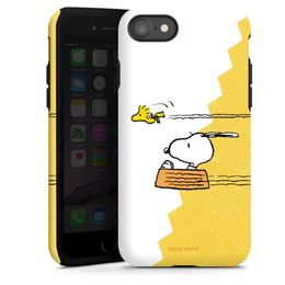 DeinDesign iPhone SE (2020) Handy Panzer Handyh&uuml;lle robuste Outdoor H&uuml;lle Schutzh&uuml;lle matt Children Peanuts Snoopy Tough Case