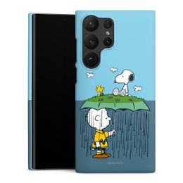 DeinDesign Galaxy S23 Ultra Handy Premium Case Smartphone Handyh&uuml;lle Schutzh&uuml;lle matt Peanuts Children Snoopy Premium Case