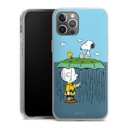 DeinDesign iPhone 12 Pro Max Handy Silikon H&uuml;lle Case transparent Handyh&uuml;lle Peanuts Children Snoopy Silikon Case