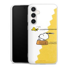 DeinDesign Galaxy S23 FE Handy Silikon H&uuml;lle Case transparent Handyh&uuml;lle Snoopy Peanuts Children Silikon Case