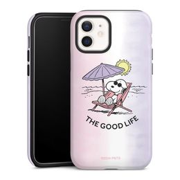 DeinDesign iPhone 12 mini Handy Panzer Handyh&uuml;lle robuste Outdoor H&uuml;lle Schutzh&uuml;lle gl&auml;nzend Snoopy Official Licensed Product Peanuts Tough Case
